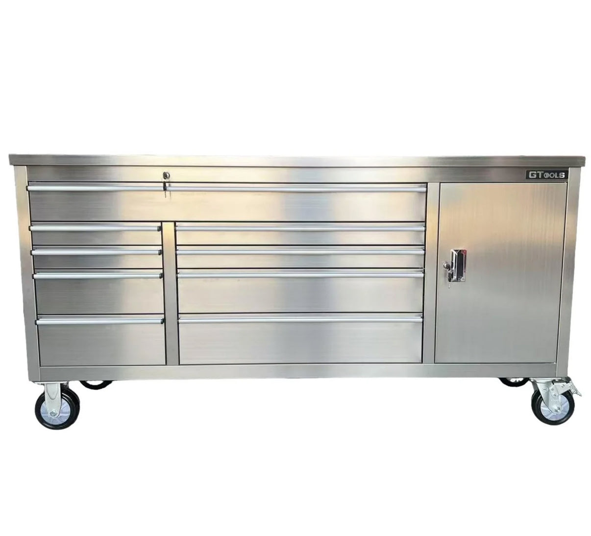 1.8m Roll Cab/Bench 9-Drawer + Cupboard – GToolsPerth