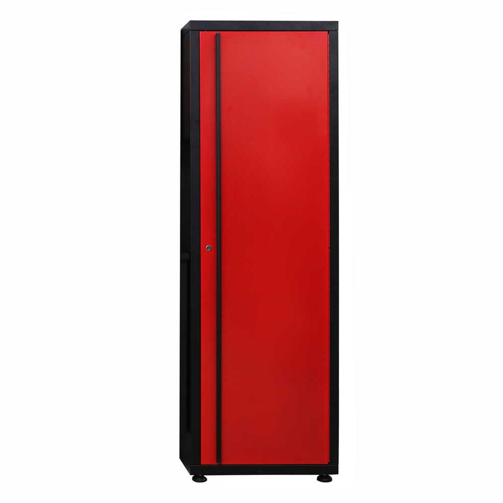 1.8M Red Powder Coated Steel Locker Cabinet – GToolsPerth
